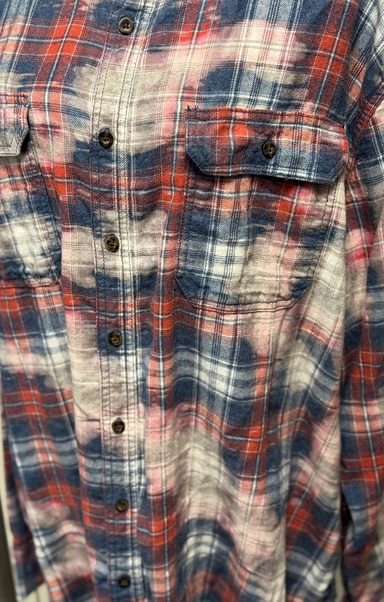 Stephanie Distressed Flannel ~ Unisex Size 3XL – TheOldRustyCoop