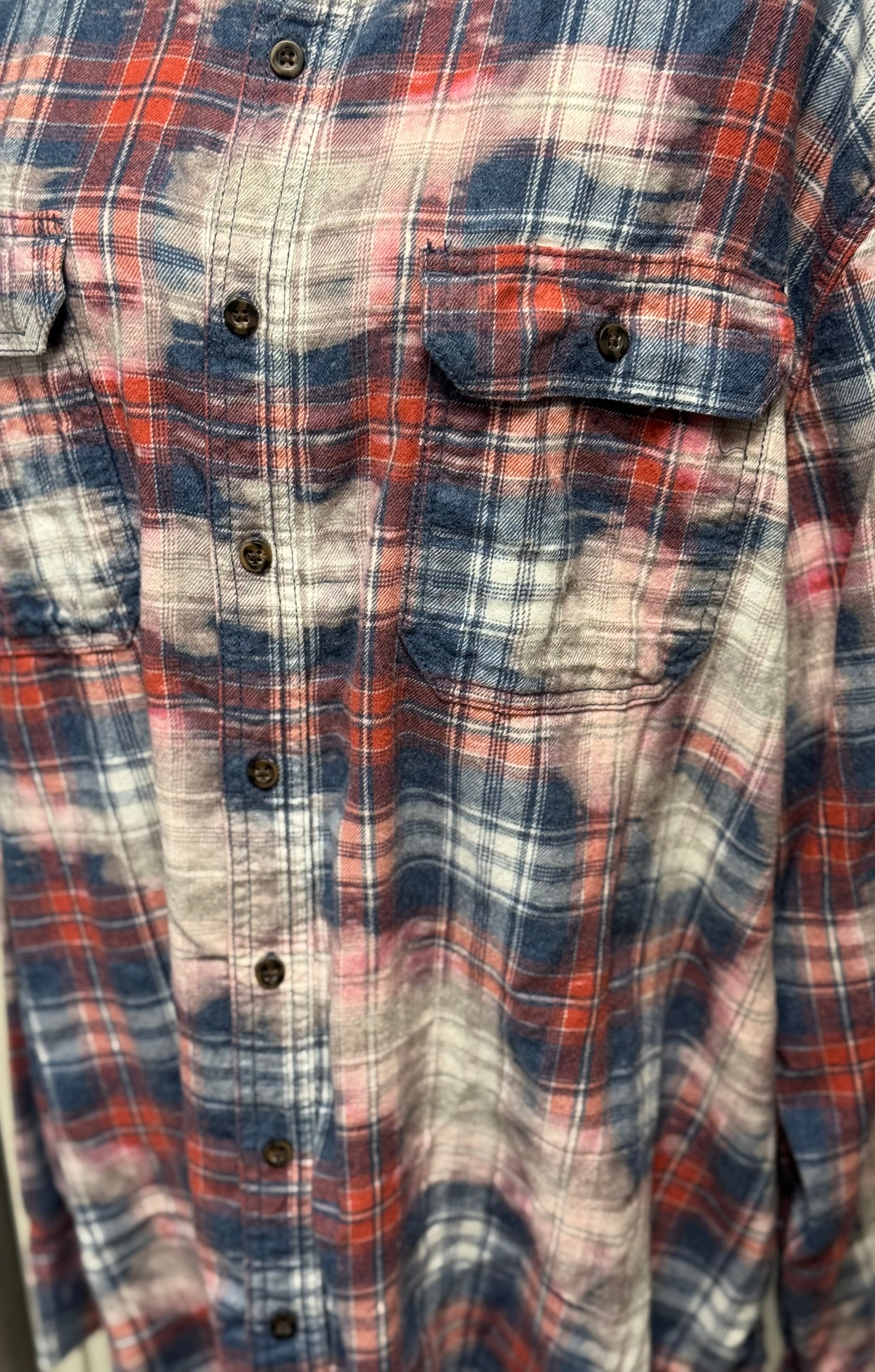 Stephanie Distressed Flannel ~ Unisex Size 3XL – TheOldRustyCoop